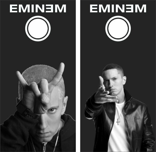 Eminem Cornhole Wraps - Set of 2 - Custom Cornhole, LLC