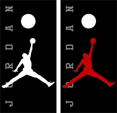 Jordan Cornhole Set with Bags - Custom Cornhole, LLC