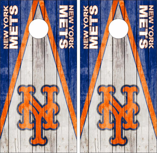 Prints Art & Collectibles Digital Prints Bag Toss Board Wraps Mets ...