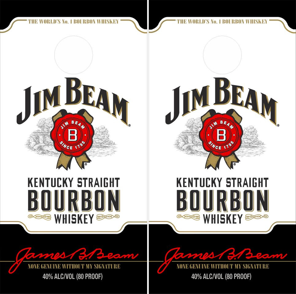 Jim Beam Version 3 Cornhole Wraps - Set of 2 - Custom Cornhole, LLC