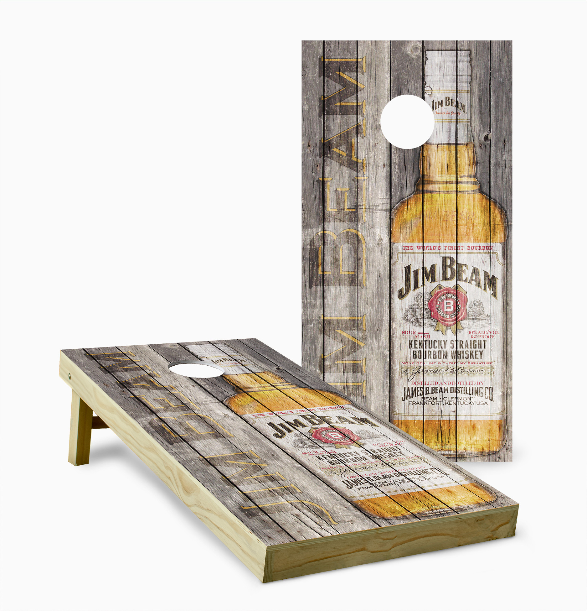 Jim Beam Version 4 Cornhole Set with Bags - Custom Cornhole, LLC