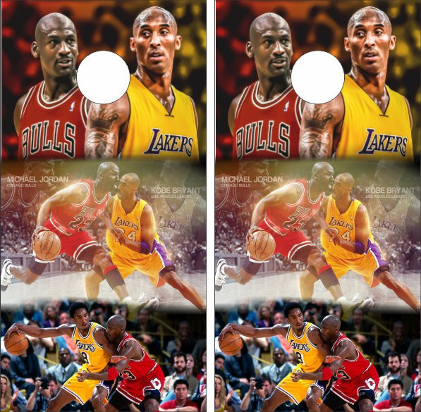 Michael Jordan Cornhole Wraps - Set of 2 - Custom Cornhole, LLC