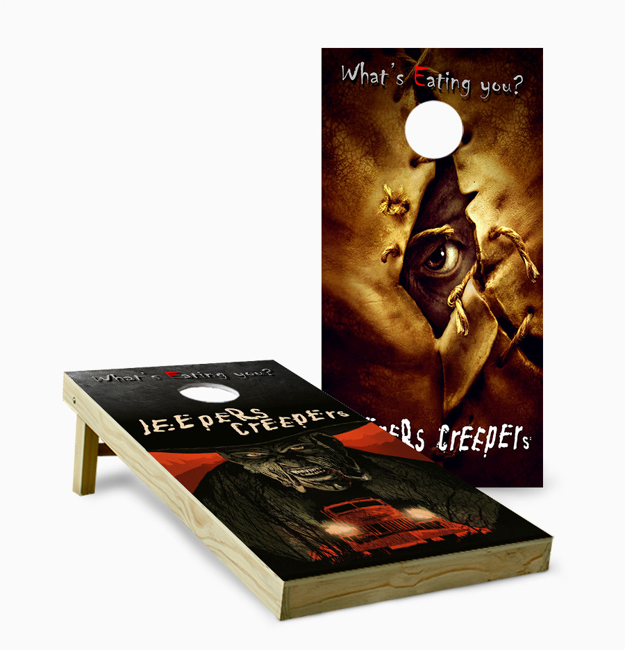 Jeepers Creepers Cornhole Wraps - Set of 2 - Custom Cornhole, LLC