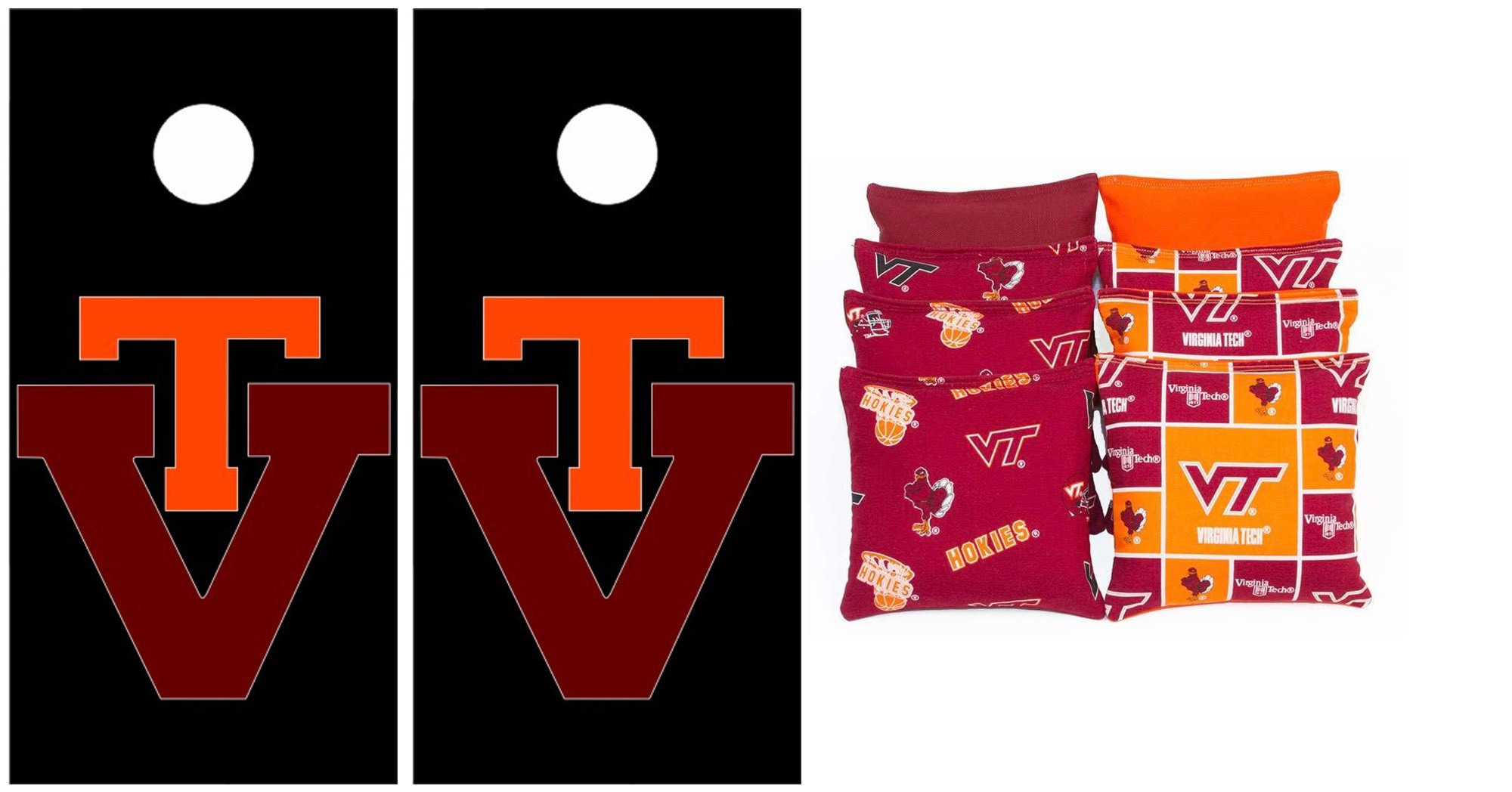 Jay McCarty's Custom Cornhole Set with Custom Bags - Custom Cornhole, LLC