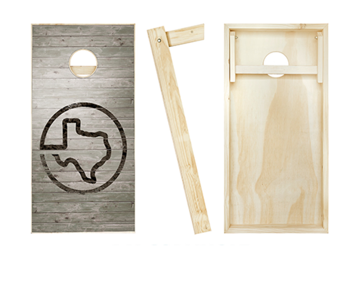 Texas Branded Cornhole Set with Bags - Custom Cornhole, LLC