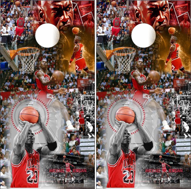 Michael Jordan Cornhole Wraps - Set of 2 - Custom Cornhole, LLC