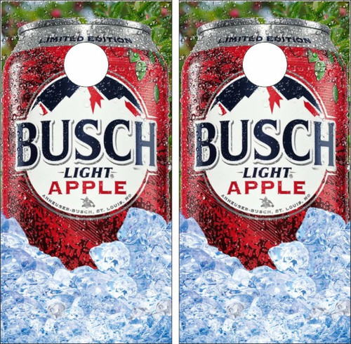 Busch Light Apple Cornhole Set with Bags - Custom Cornhole, LLC