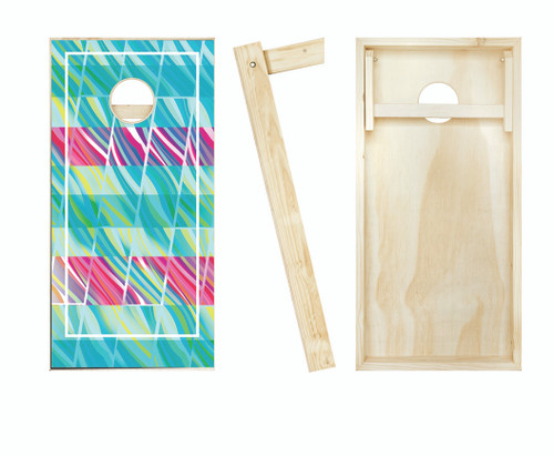 Cool Wave Cornhole Set with Bags - Custom Cornhole, LLC
