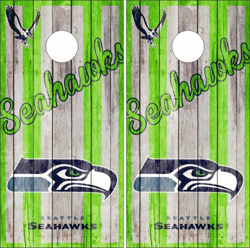 Toys & Games Seattle Seahawks Cornhole Wrap Decal Stickers Vinyl ...