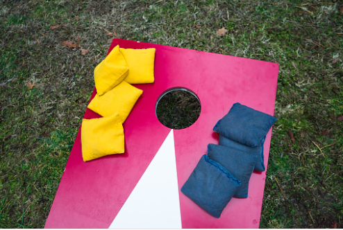 Scoring in cornhole game - Custom Cornhole, LLC