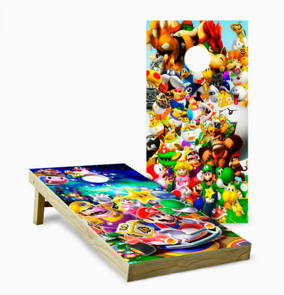 Mario Party Cornhole Set with Bags - Custom Cornhole, LLC