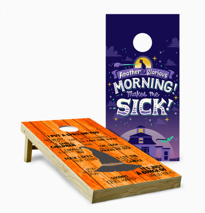 Hocus Pocus Version 2 Cornhole Set with Bags - Custom Cornhole, LLC