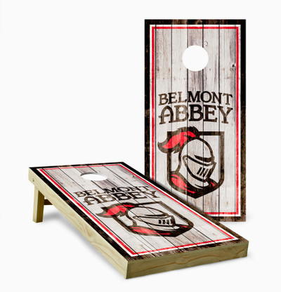Belmont Abbey College Cornhole Set with Bags - Custom Cornhole, LLC