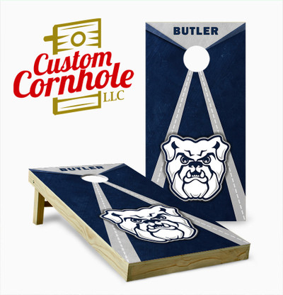 Butler Bulldogs Version 2 Cornhole Set with Bags - Custom Cornhole, LLC