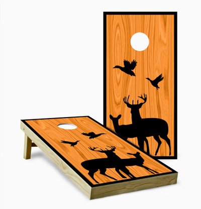 Deer and Ducks Classic Cornhole Set with Bags - Custom Cornhole, LLC