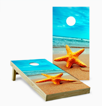 Starfish Version 2 Cornhole Set with Bags - Custom Cornhole, LLC