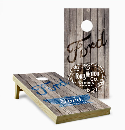 Ford Motor Company Cornhole Set with Bags - Custom Cornhole, LLC
