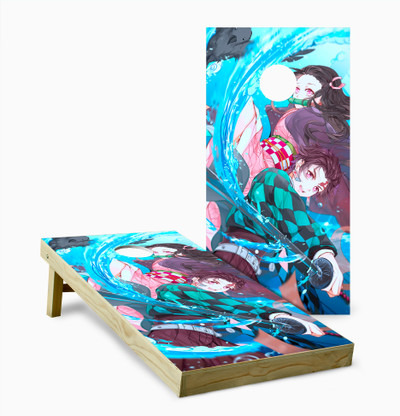 Demon Slayer Cornhole Set with Bags - Custom Cornhole, LLC