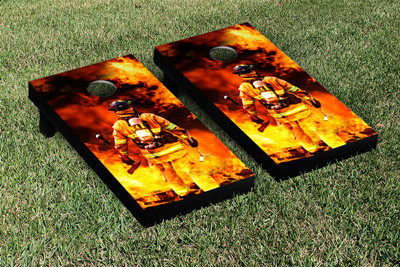 Fire Fighter Cornhole Set with Bags - Custom Cornhole, LLC
