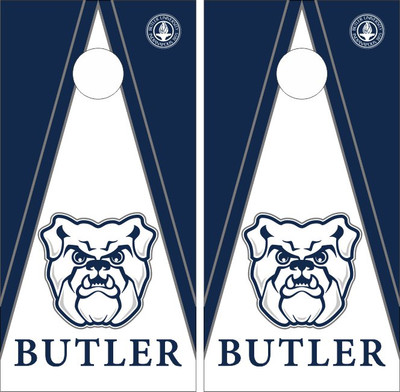 Butler Bulldogs Version 3 Cornhole Wraps - Set of 2 - Custom Cornhole, LLC