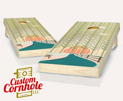 Park Stroll Cornhole Set with Bags - Custom Cornhole, LLC