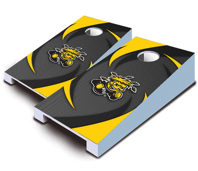 Wichita State WuShock Swoosh Tabletop Set with Bags - Custom Cornhole, LLC