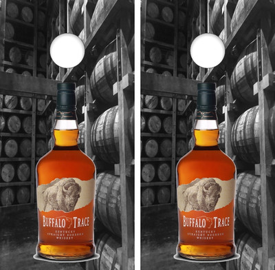 Buffalo Trace Whiskey Version 3 Cornhole Wraps - Set of 2 - Custom ...