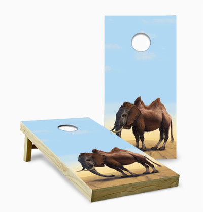 Camelephant Cornhole Set with Bags - Custom Cornhole, LLC