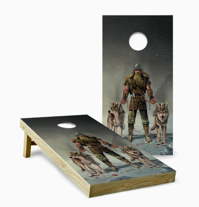 Mountain Viking Cornhole Set with Bags - Custom Cornhole, LLC