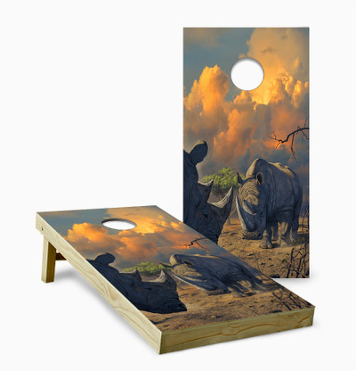Rhino Stand Off Cornhole Set with Bags - Custom Cornhole, LLC