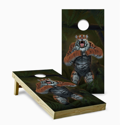 Tigerilla Cornhole Set with Bags - Custom Cornhole, LLC