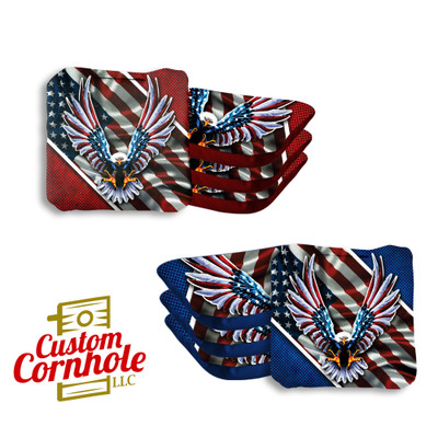 Flying Eagle Professional Cornhole Bags - Set of 8 - Custom Cornhole, LLC