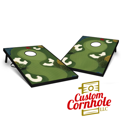 Tailgate Hole in One Cornhole Set with Bags - Custom Cornhole, LLC