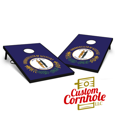Tailgate Kentucky Flag Cornhole Set with Bags - Custom Cornhole, LLC