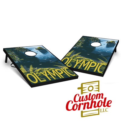 Tailgate Olympic Cornhole Set with Bags - Custom Cornhole, LLC