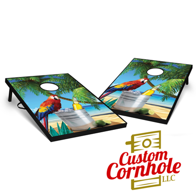 Tailgate Parrot Cornhole Set with Bags - Custom Cornhole, LLC