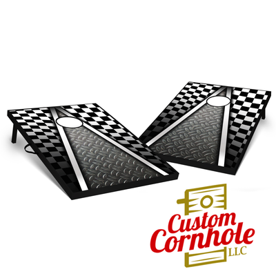 Tailgate Racing Cornhole Set with Bags - Custom Cornhole, LLC
