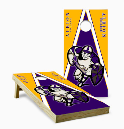 Albion College Cornhole Set with Bags - Custom Cornhole, LLC