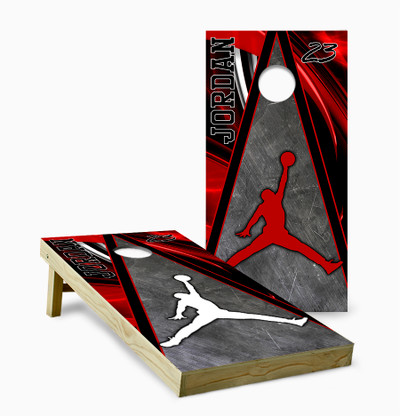 Jordan Version 5 Cornhole Set with Bags - Custom Cornhole, LLC