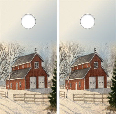 Barn Cornhole Wraps - Set of 2 - Custom Cornhole, LLC