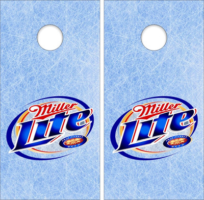 Miller Lite Version 2 Cornhole Wraps - Set of 2 - Custom Cornhole, LLC