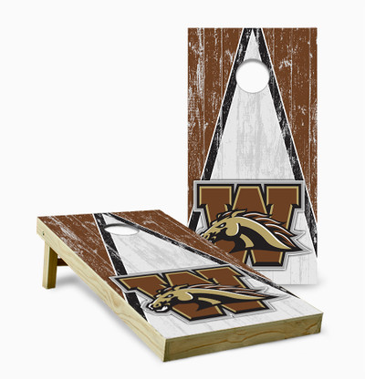 Western Michigan Broncos Cornhole Set with Bags - Custom Cornhole, LLC