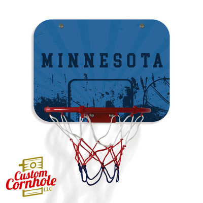 Minnesota Timberwolves Mini Basketball Hoop - Custom Cornhole, LLC