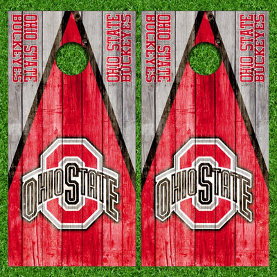 Ohio State Buckeyes Version 11 Cornhole Wraps - Set of 2 - Custom ...