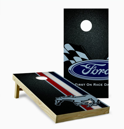 Ford Race Day Cornhole Set with Bags - Custom Cornhole, LLC