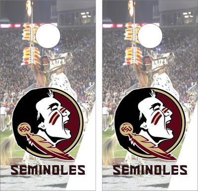 Florida State Seminoles Version 7 Cornhole Wraps - Set of 2 - Custom ...