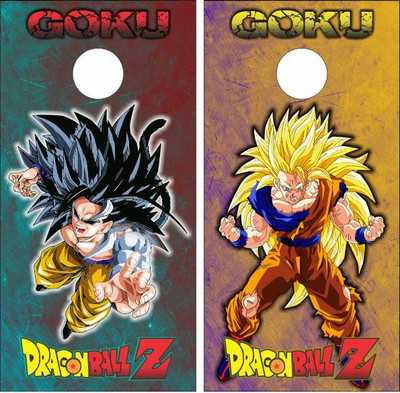 Dragon Ball Z Version 5 Cornhole Wraps - Set of 2 - Custom Cornhole, LLC