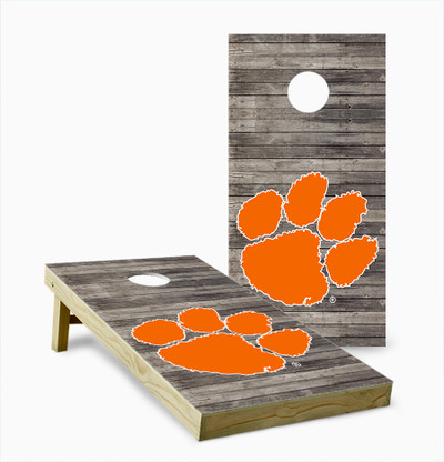 Clemson Tigers Version 6 Cornhole Set with Bags - Custom Cornhole, LLC