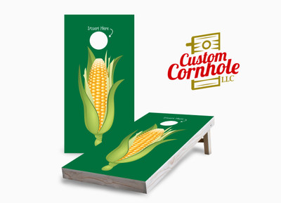 Corn / Insert Here Cornhole Set with Bags - Custom Cornhole, LLC