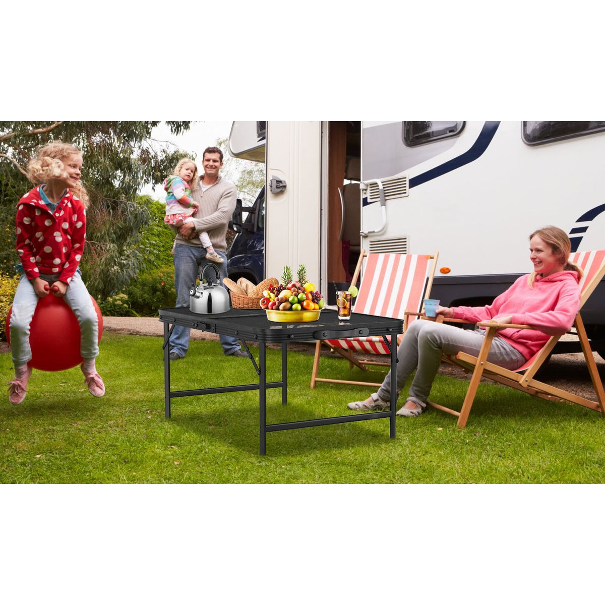 LakeForest® Foldable Camping Table - DailySteals